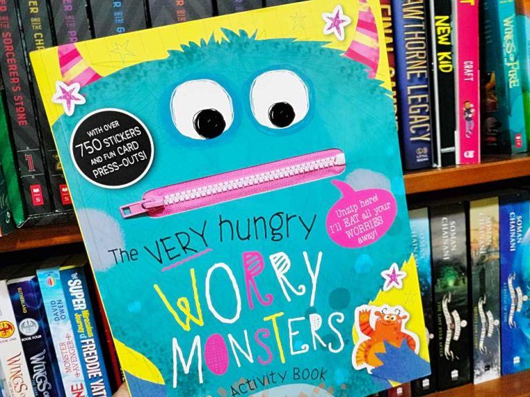5-9歲適合：The very hungry worry monsters小憂怪獸｜五本遊戲書大集合 - 愛小宜的甜蜜小窩