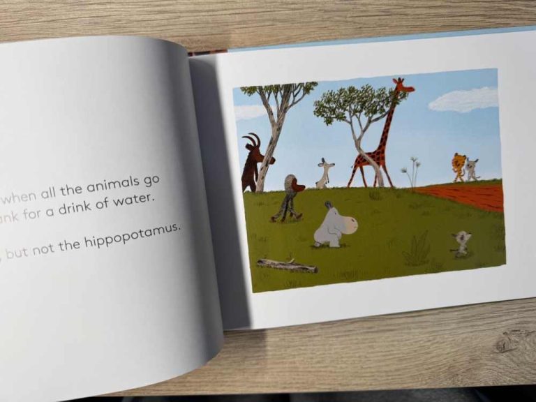 英文繪本｜認同自己是最強大的自信｜Hippobottomus河馬的屁屁煩惱 - 愛小宜的甜蜜小窩